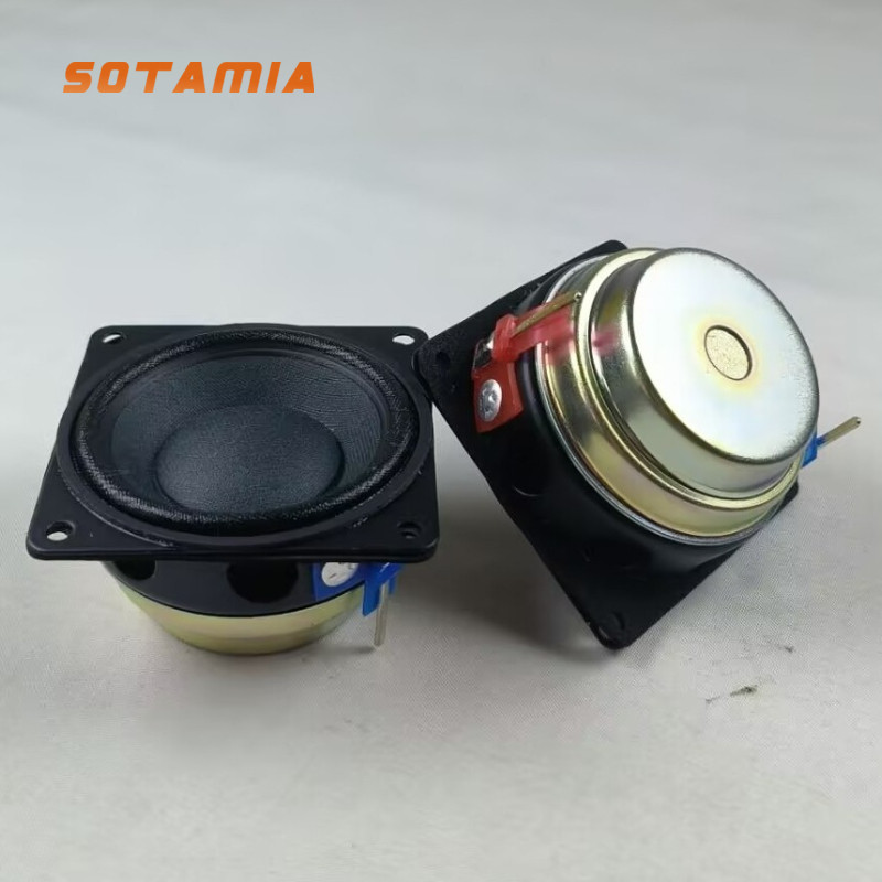 SOTAMIA 2PCS 2 Inch Mini Audio Full Range Speaker 4 Ohm 28W Neodymium ...