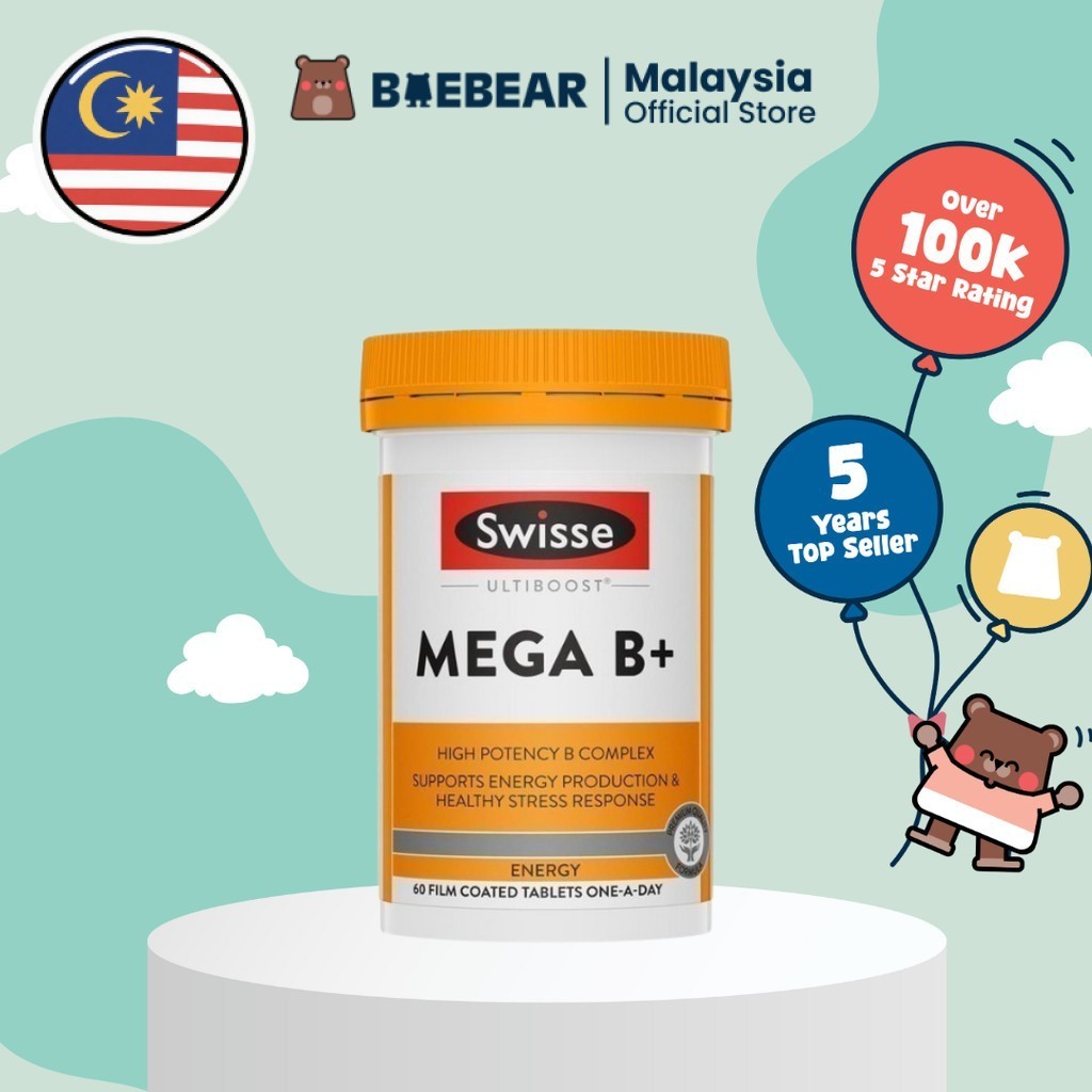 Swisse Ultiboost Mega B+ (60 Tablets) | Shopee Malaysia