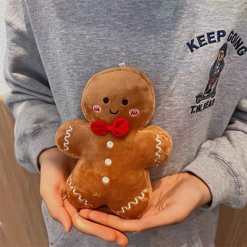 17cm Christmas Gingerbread Plush Toy Stuffed Gingerbread for Man ...