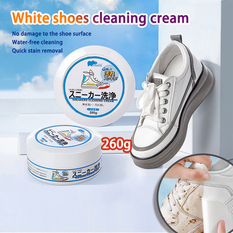Shoe Cleaning Cream Shoe Cream Sneaker Cleaner 260g Multifunctional ...