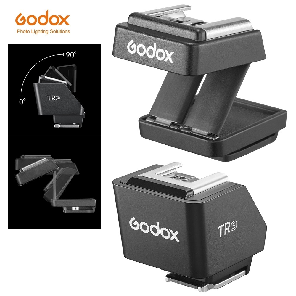 Godox TR TTL Hot Shoe Riser FSR Single Contact Folding Hot Shoe Riser for Godox Mini iFlash iT20 ...