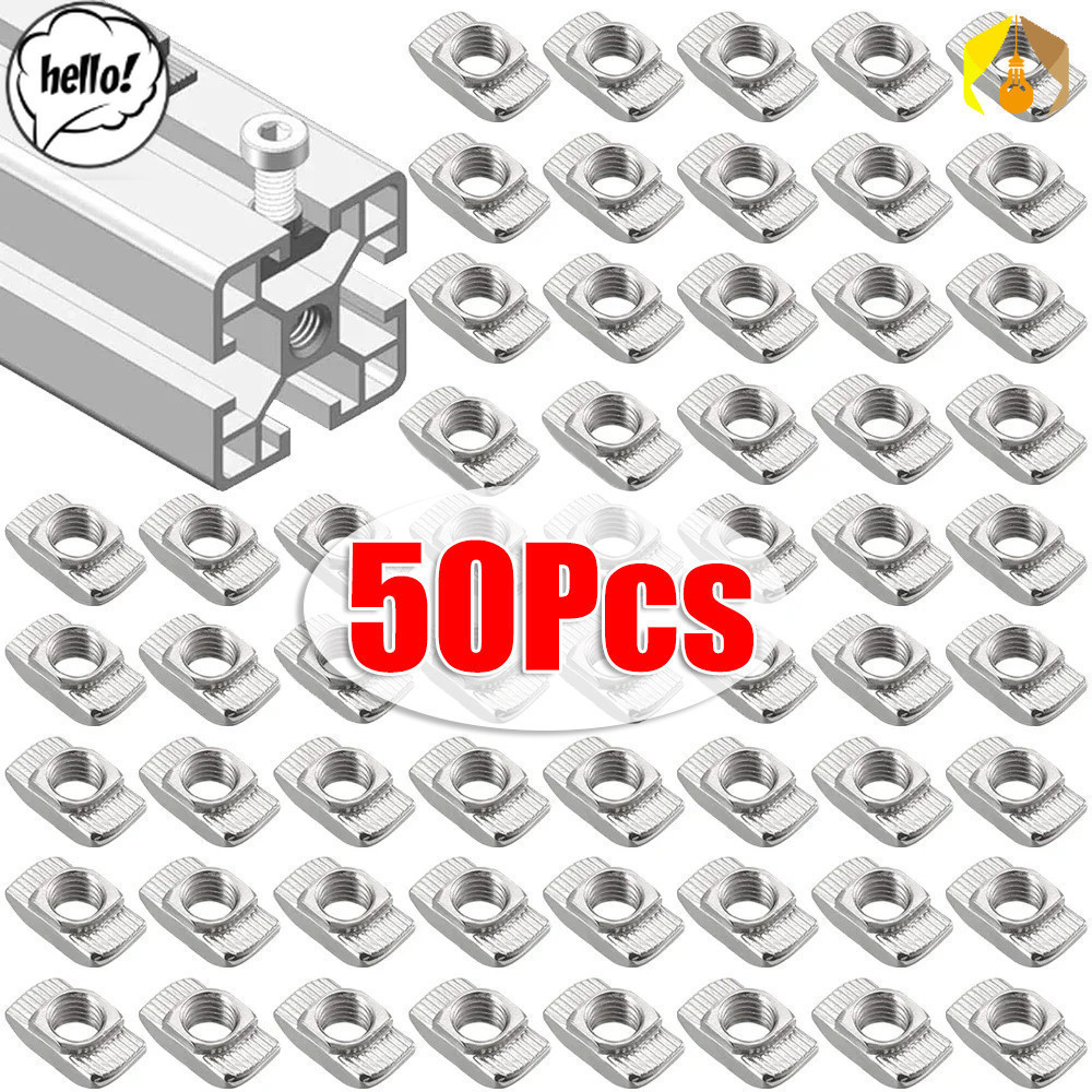 HL Multipurpose T-type Track Sliding Nut Fasten Connector/M5 Screws ...