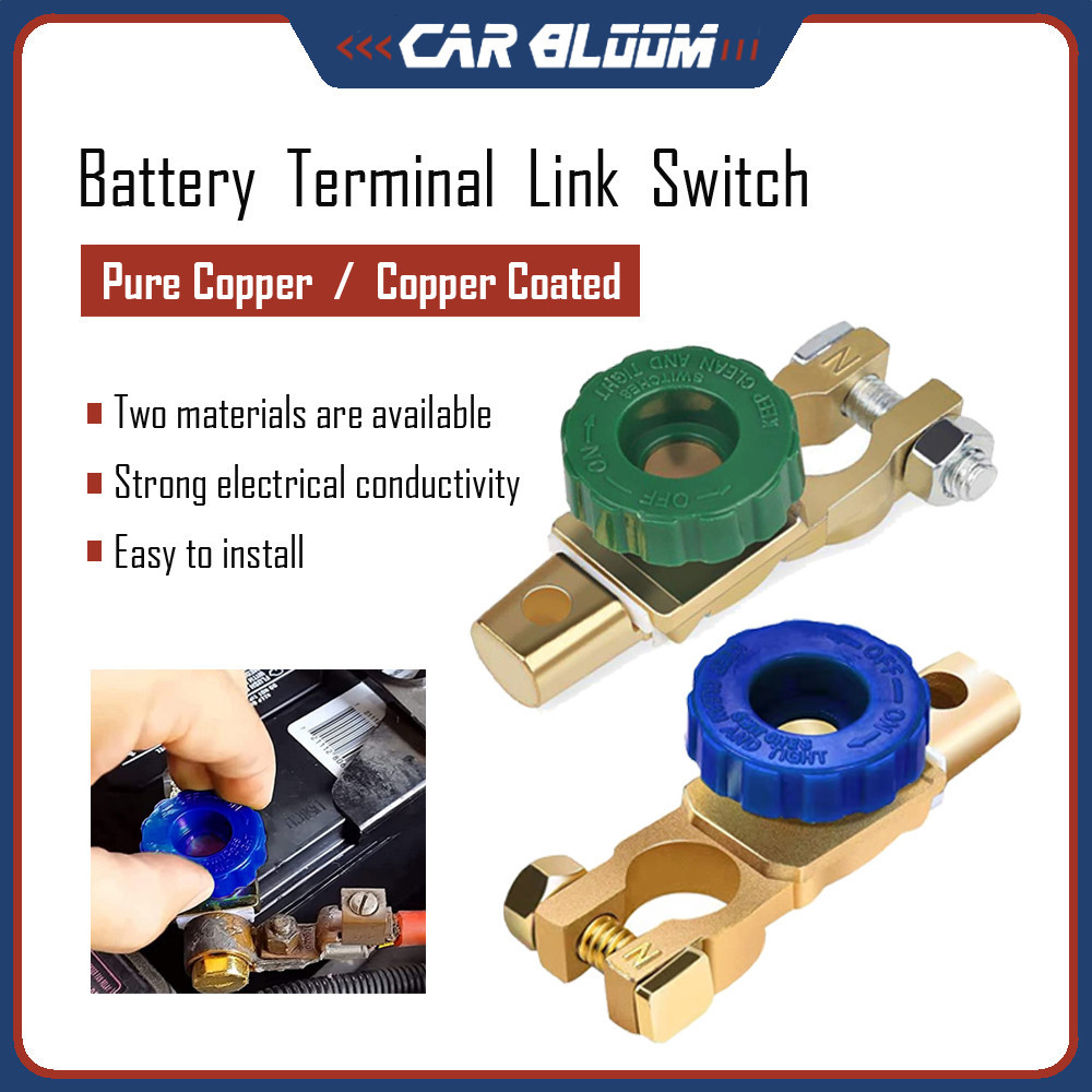 Car Battery Cut-off Switch Protector Battery Master Terminal Switch ...