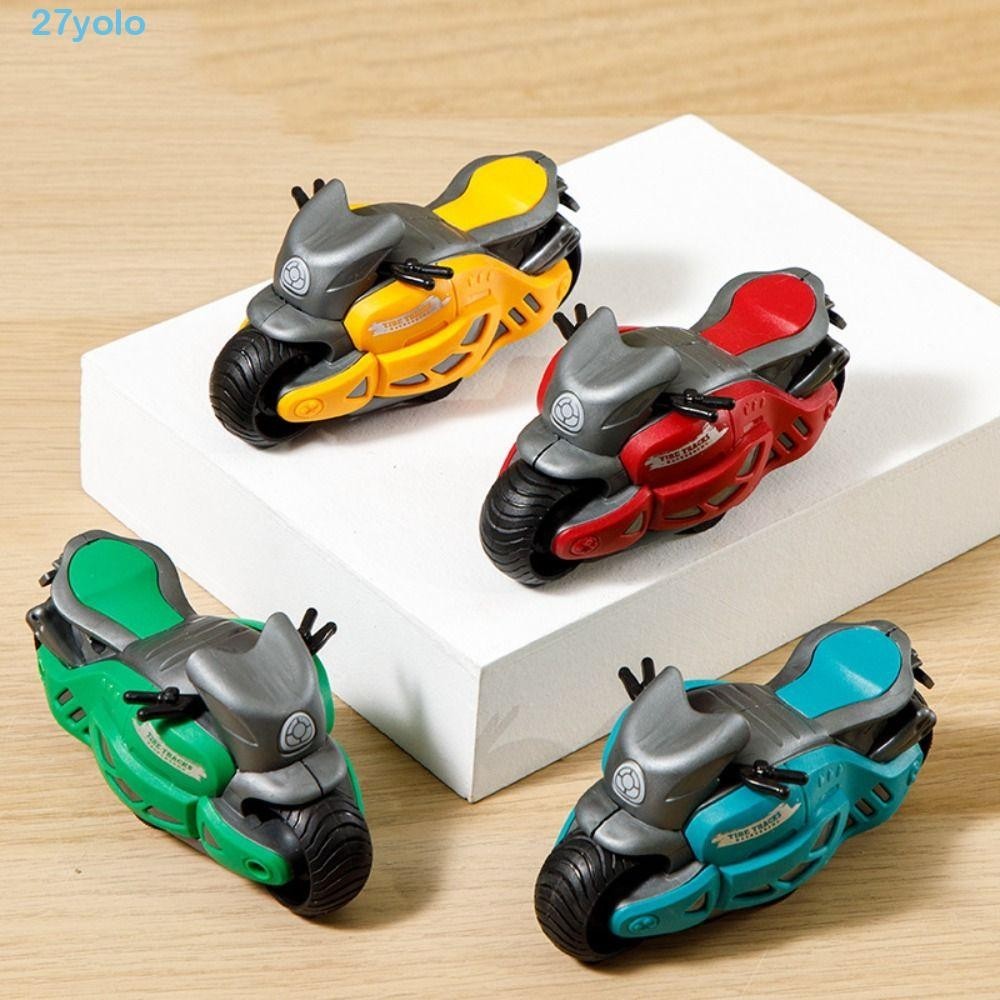 YOLO School Bus Model Toys, Motorcycle. Whirlybird Children Inertial ...