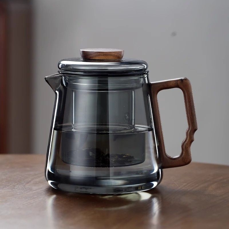 Thick Teapot Household Filter Flower Teapot High Temperature Resistant ...