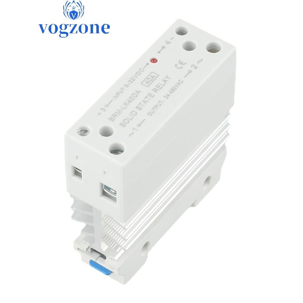 Integrated rail solid state relay 40A DC control AC single phase small ...