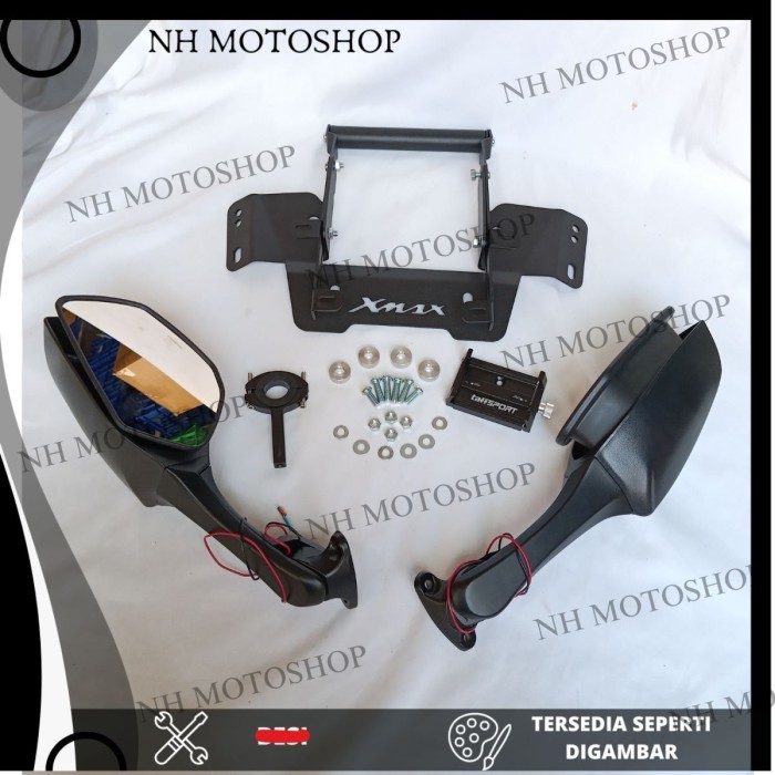 Package SERVO SERPO BRACKET ZX 1000 Mirror And HP HOLDER Aluminum MOTOR ...