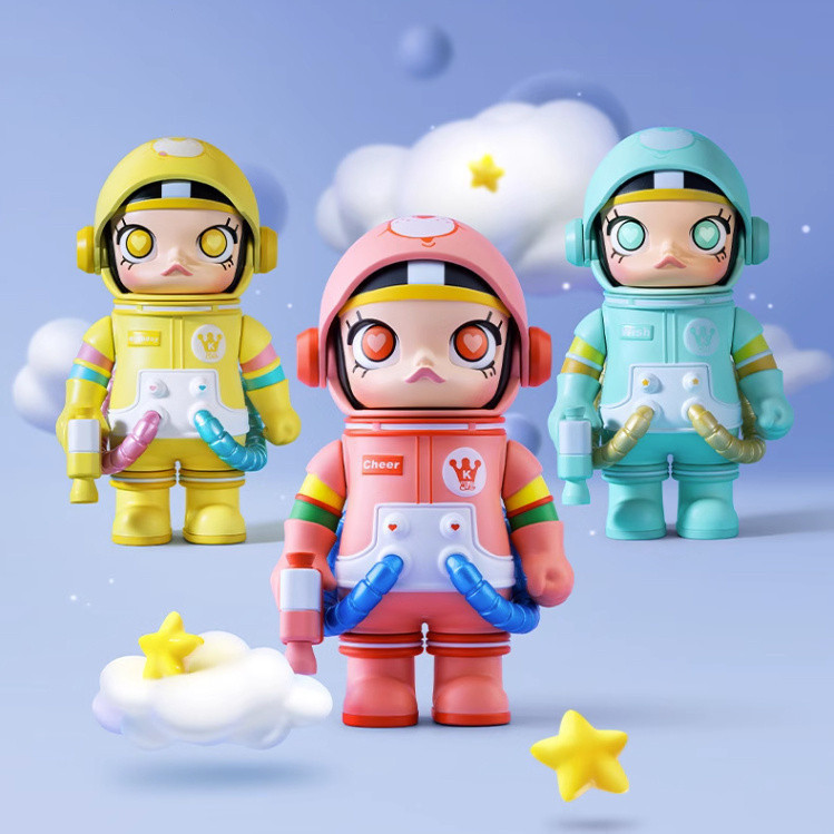 Genuine MEI LIN PANDA MOLLY POPMART MEGA SPACE MOLLY 100% Series 02 ...