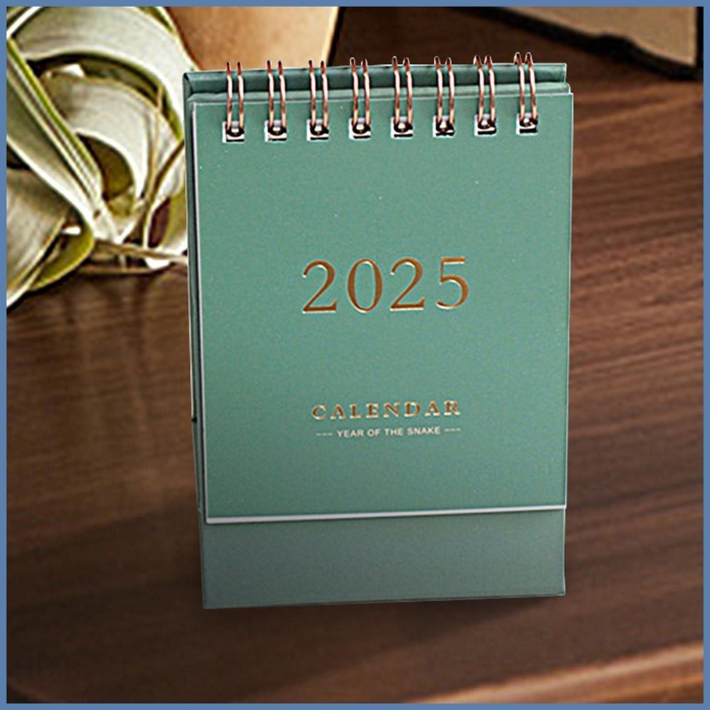 Small Desk Calendar Simple Desktop Calendar Jul 2024 to Dec 2025 18 ...
