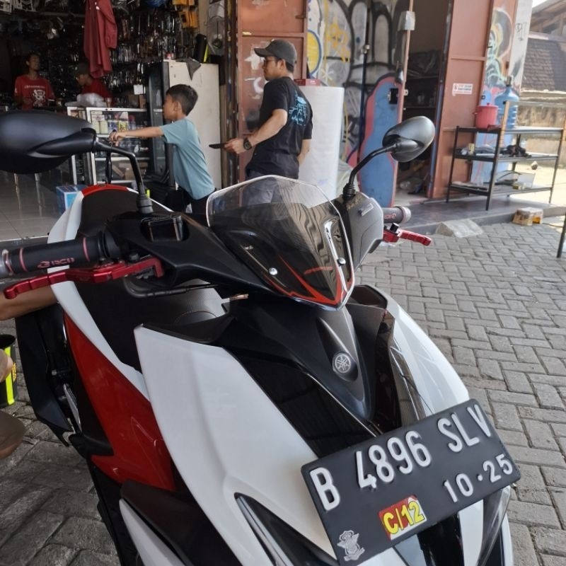 Visor Aerox 2016-2024 Standard Model Visor Carbon Motif Front Shield ...