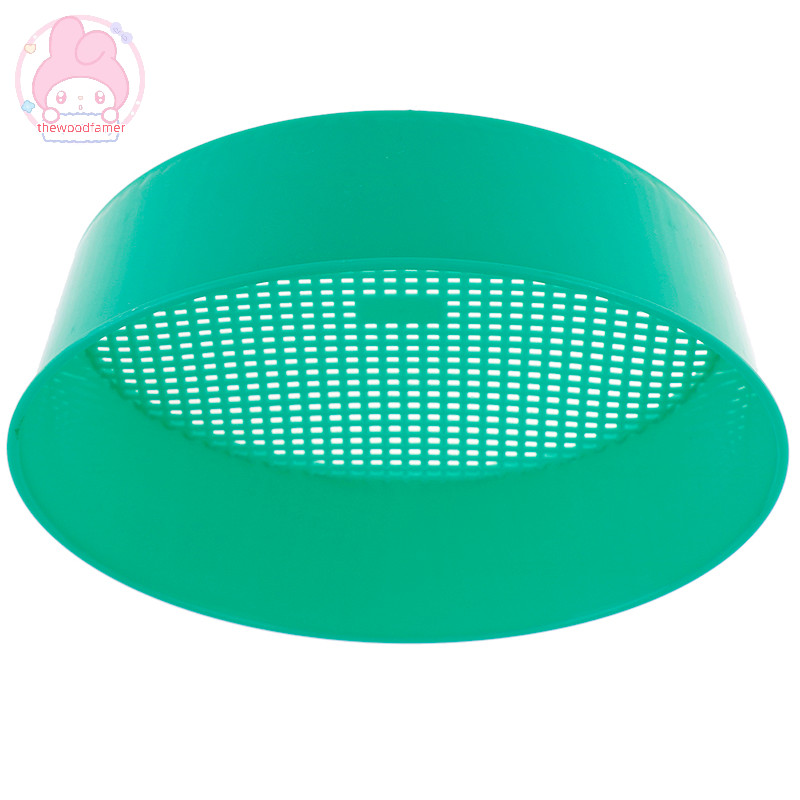 thewoodfamer 1pc Plastic Garden Sieve Riddle Green For Composy Soil ...