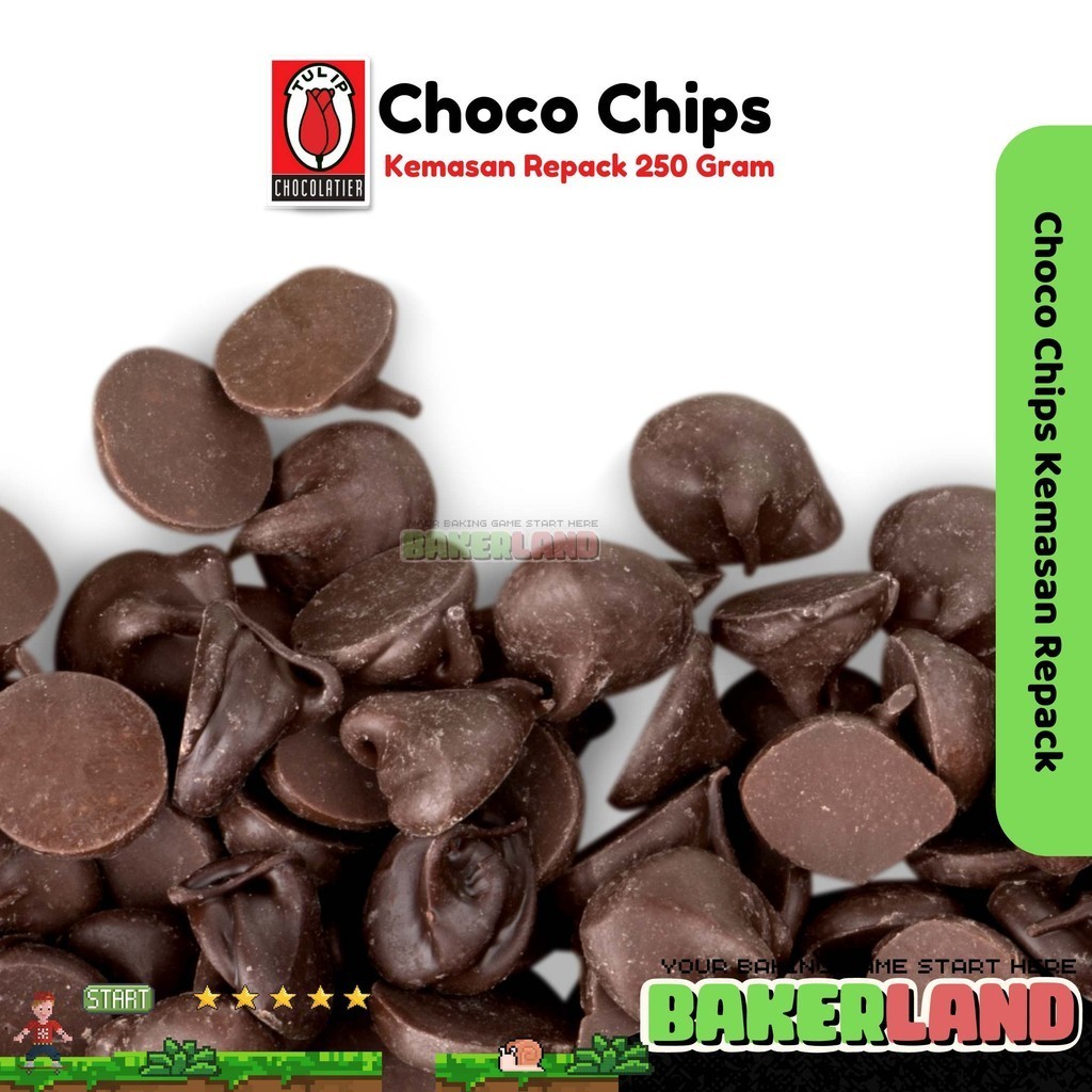 Tulip Choco Chip Repack 250gr / Choco Chip Chocolate / Choco Chip Tulip ...