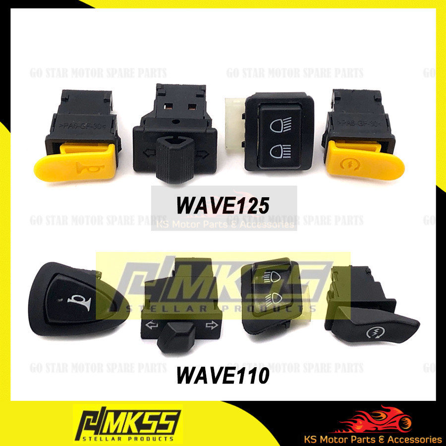 FUTURE WAVE125 W125 WAVE100R HONDA WAVE WAVE110 DASH Handle Switch Suis ...