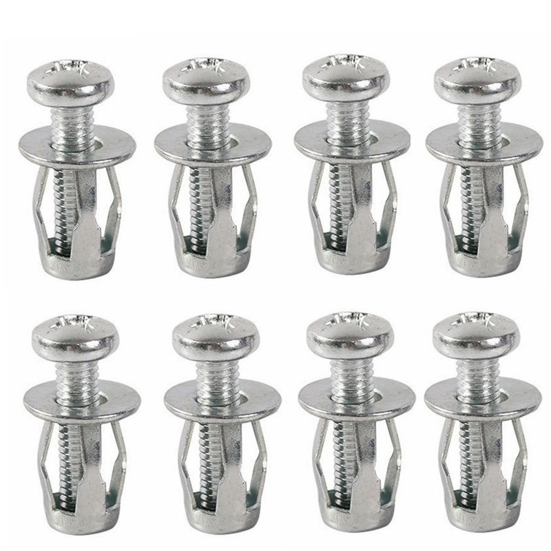 10pcs M4 M5 M6 M8 Metal Screw Jack Nuts Steel Petal Nut Screw Expansion ...