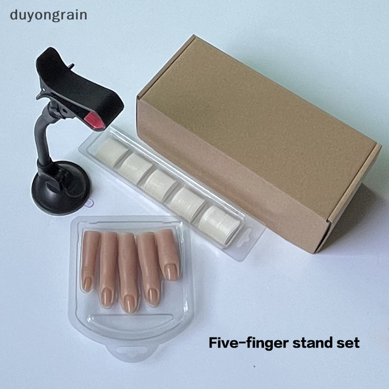(duyongrain) Nail Art Exercise Hand Model With Joints Bendable Matching ...