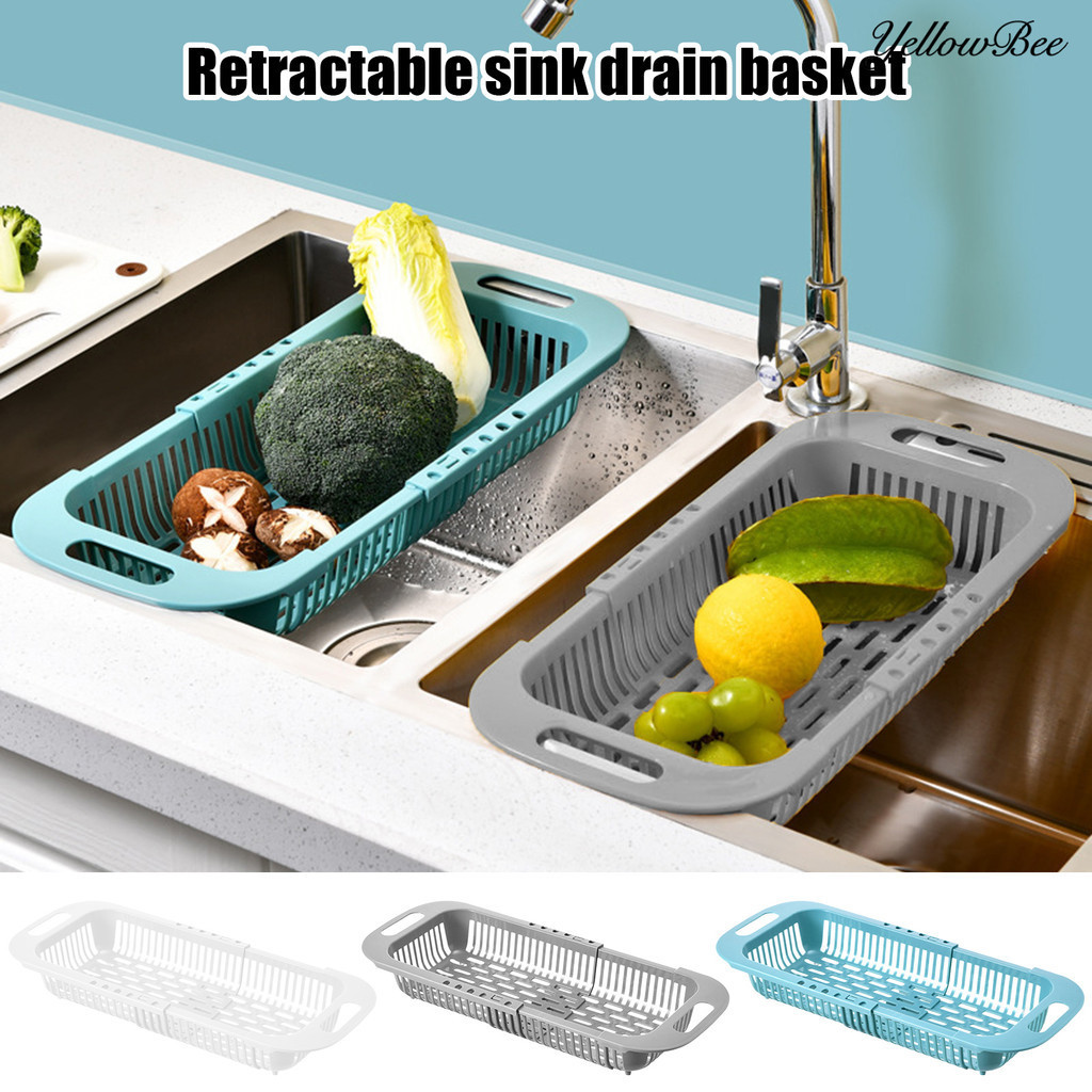 YB-Retractable Drain Basket Over-the-sink Multifunction Food Grade ...