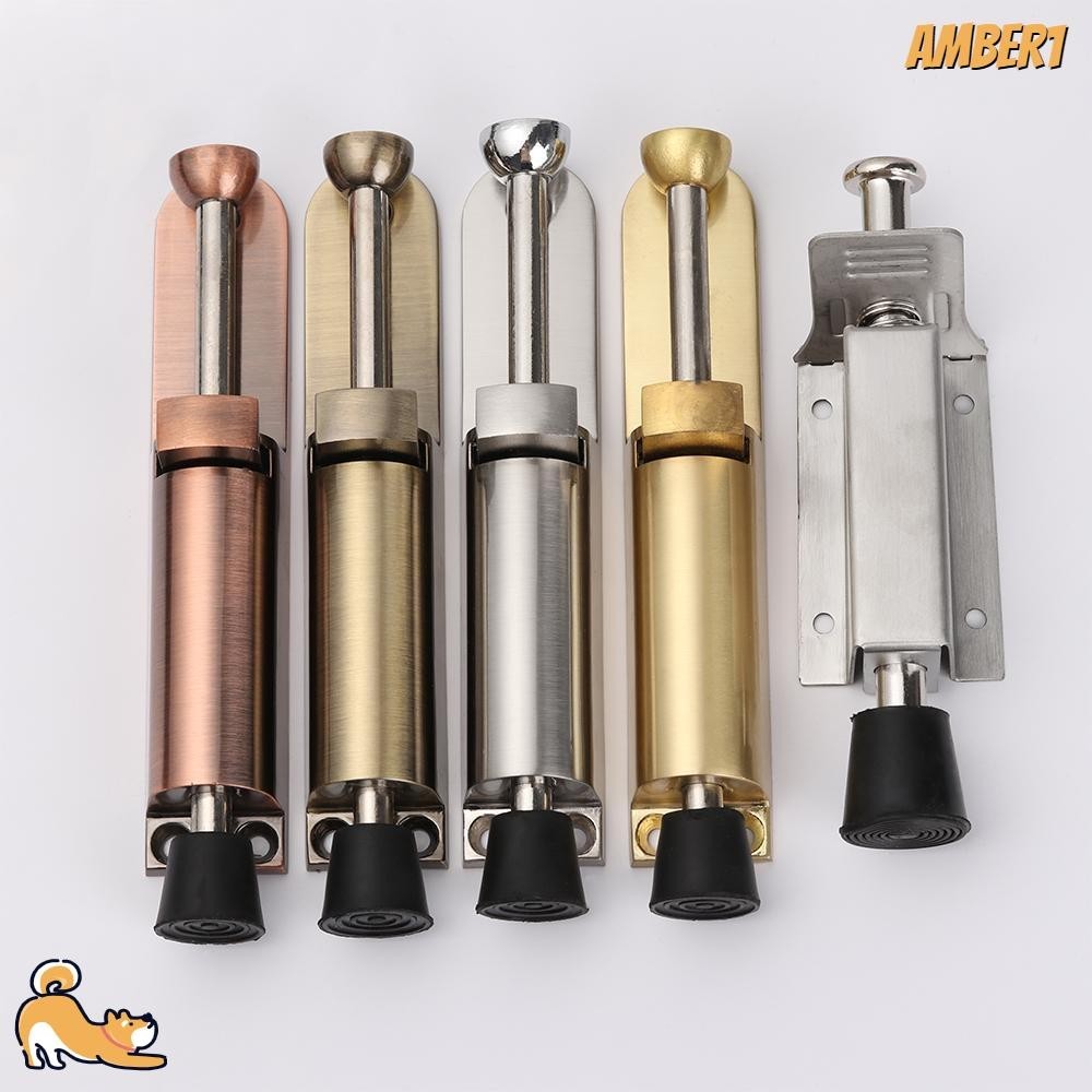 AMBER1 Kick Down Door Stopper Hardware Home Rubber Foot-operated ...