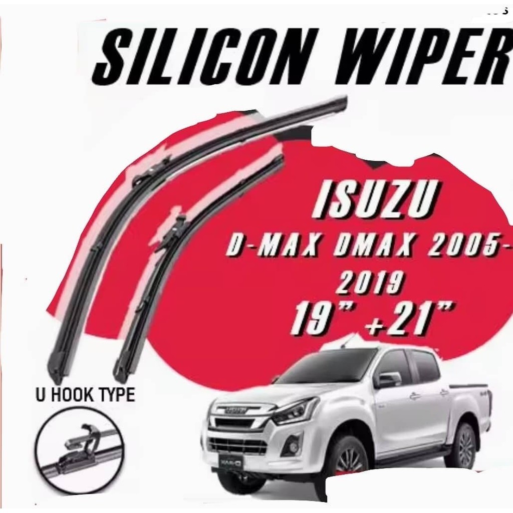 Isuzu DMax / D-Max Wiper 2002 -2023 Premium Silicone Soft wiper Blade ...