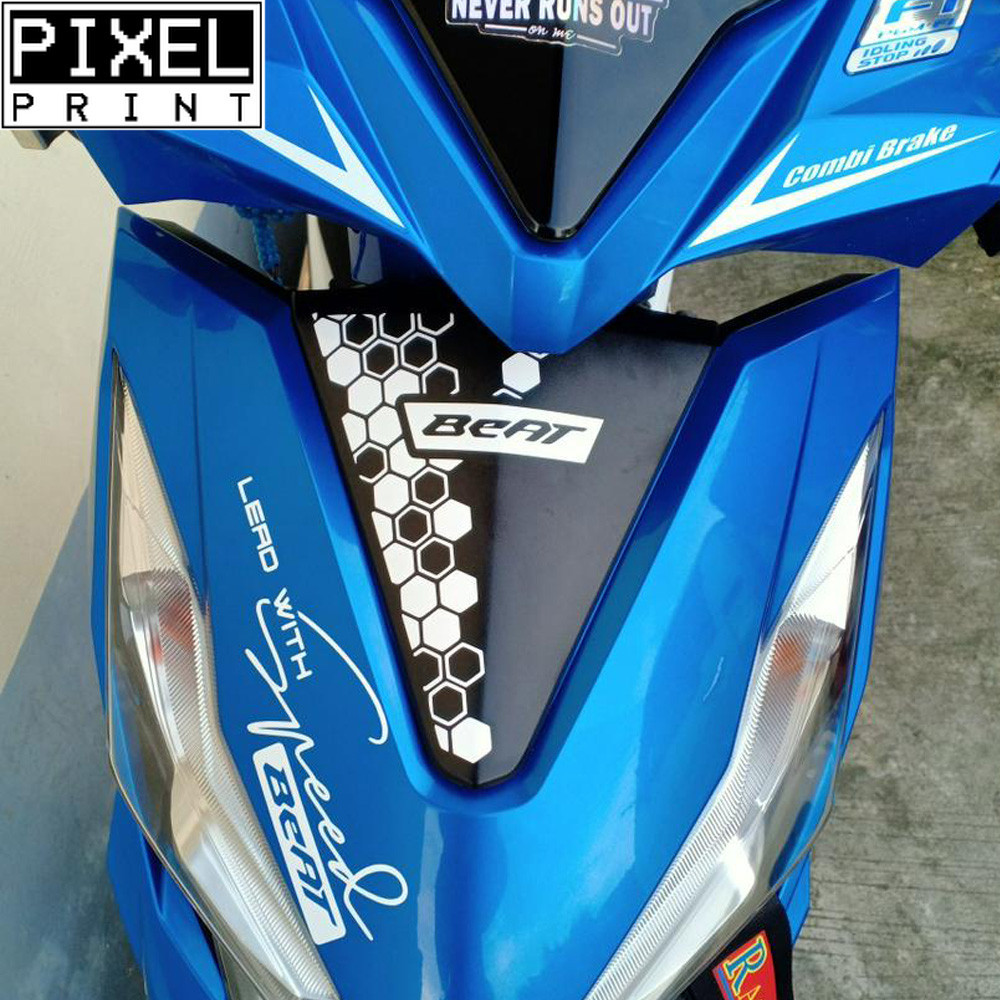Honda Beat Honeycomb Front Fairings Fender Stickers for Motorcycle ...
