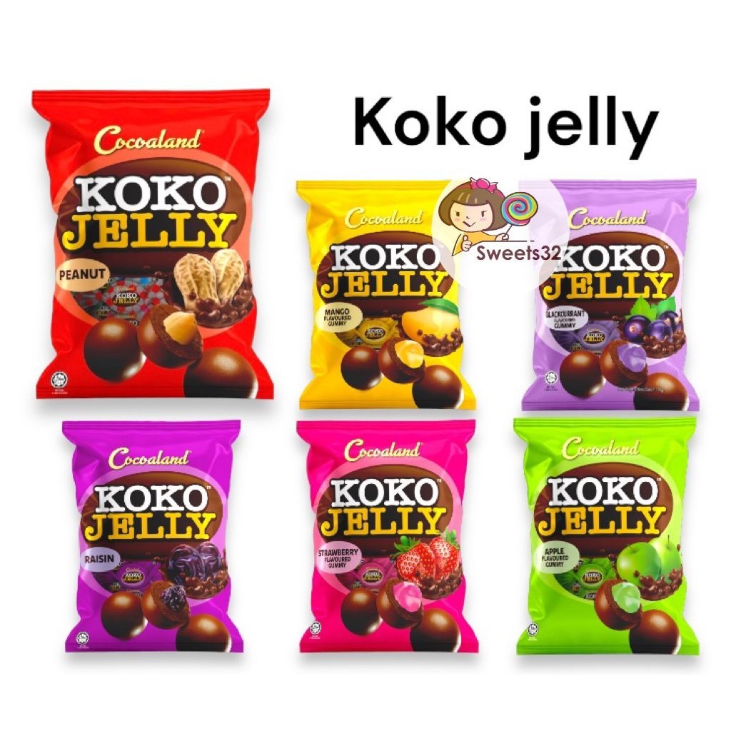 720gm Cocoaland Koko Jelly Peanut / Raisin / Blackcurrant / Apple ...
