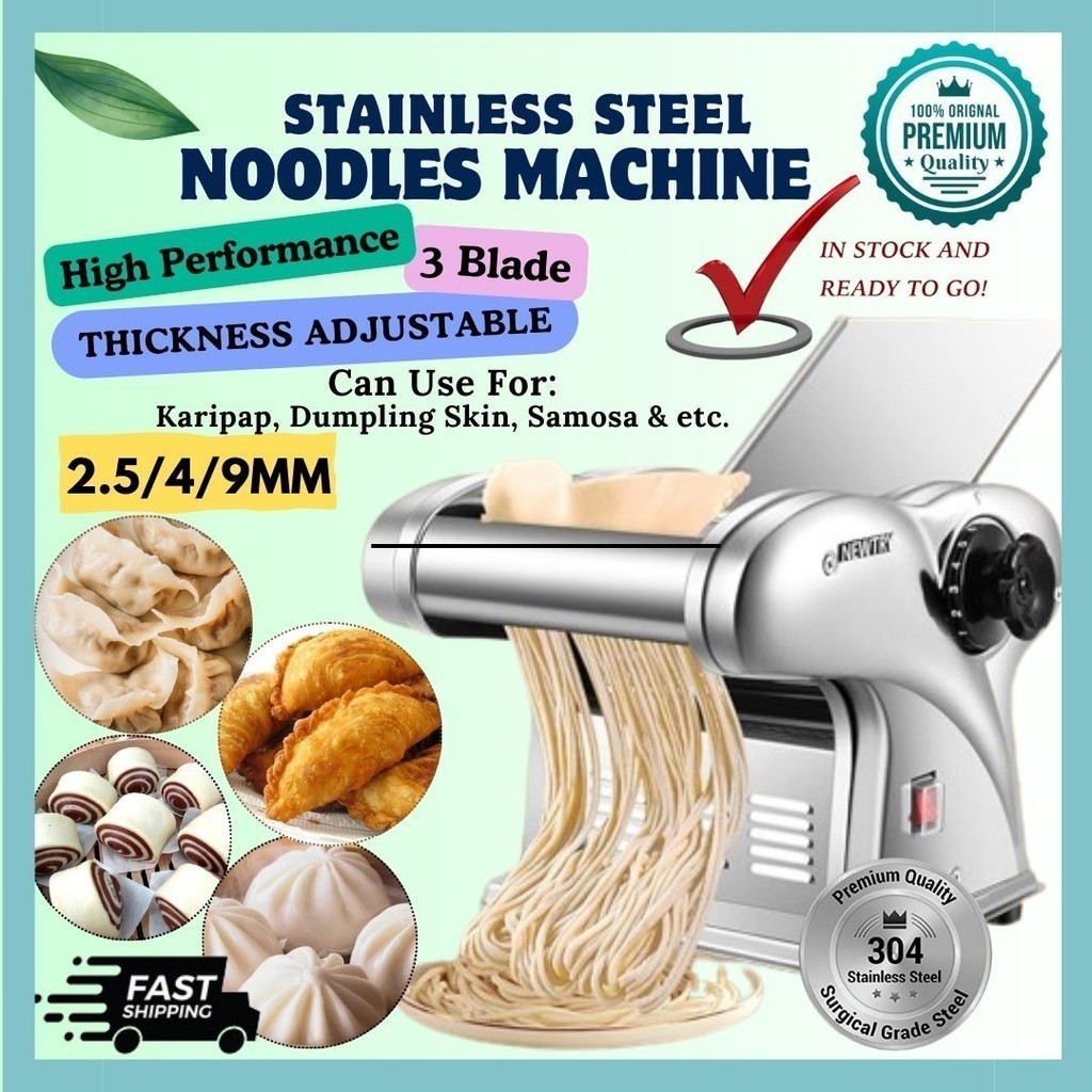 Mesin Buat Mee Dumpling Karipap Electric Pasta Maker Machine Noodle ...