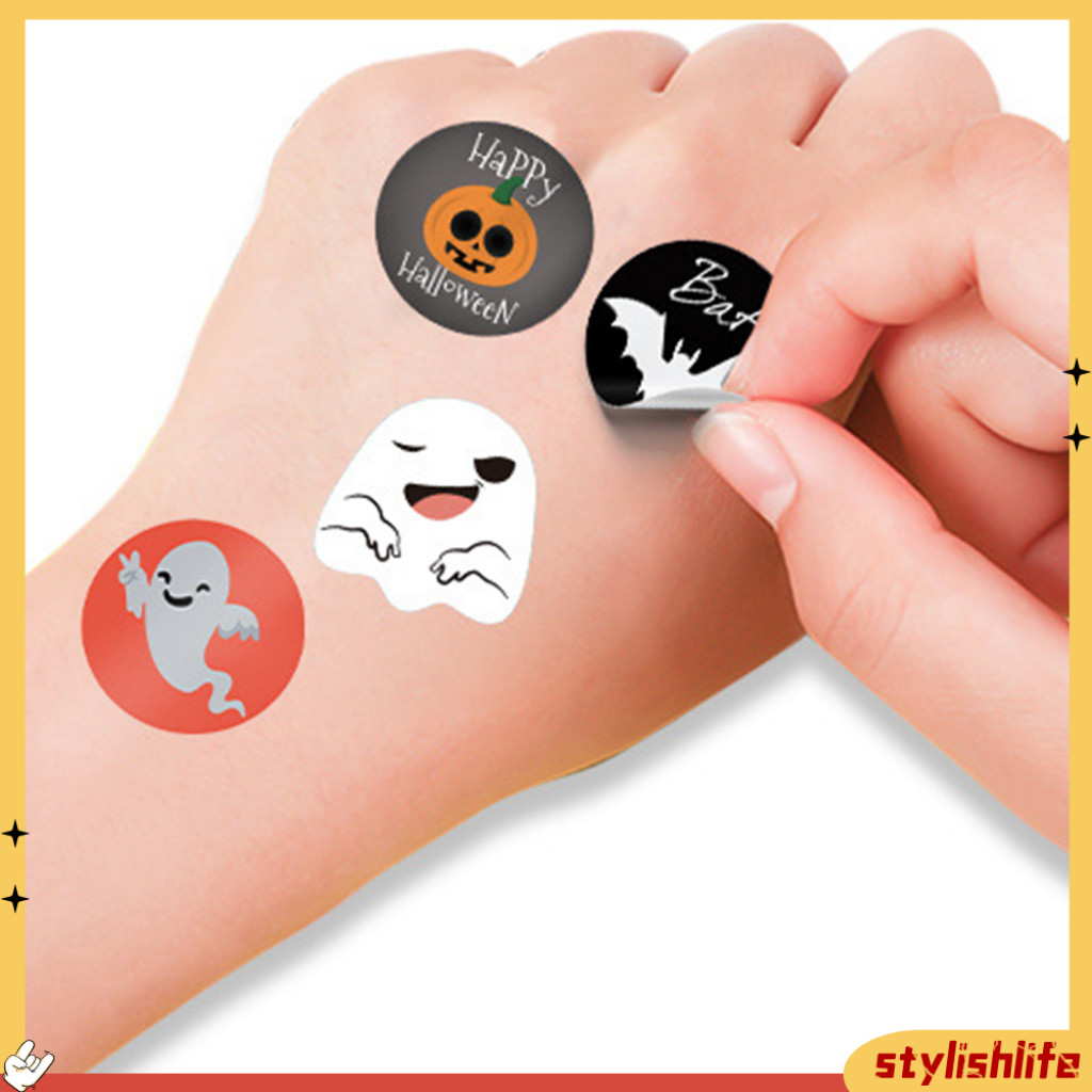 [stylishlife] Halloween Decoration Sticker Festive Halloween Label ...