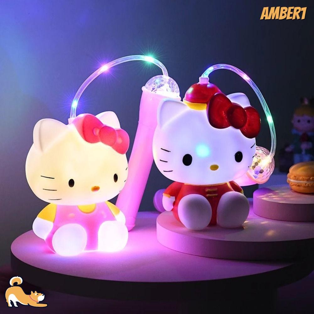 AMBER1 Sanrio Lantern, Battery Glow Hello Kitty Lantern, Cute Portable ...
