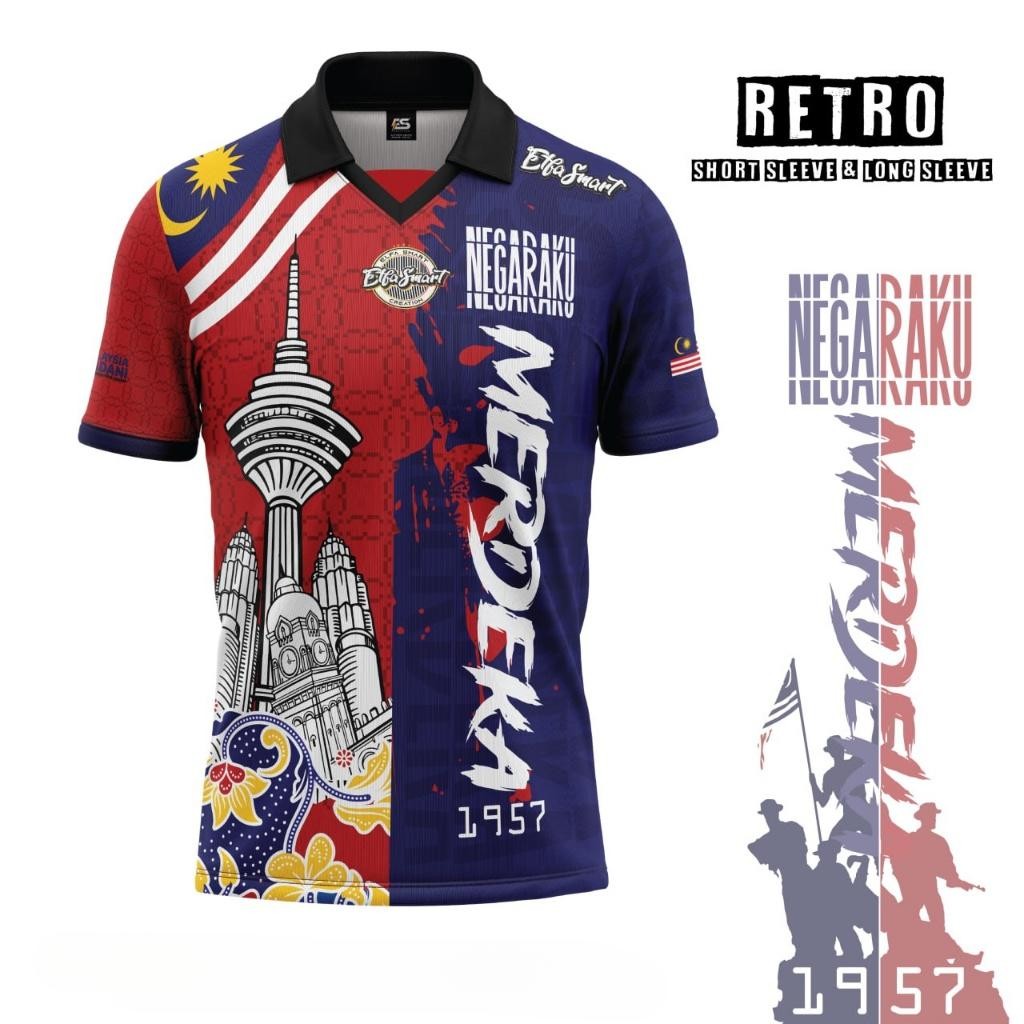 New MERDEKA EDITION 2023 JERSEY (BLUE) | Shopee Malaysia