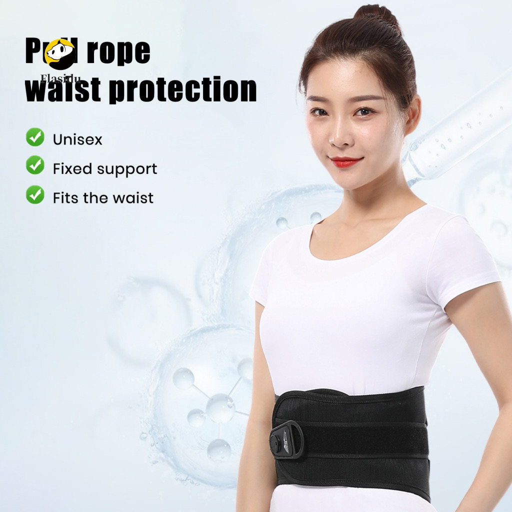 Back Brace with Pulley System Strong Back Support Belt Adjustable ...