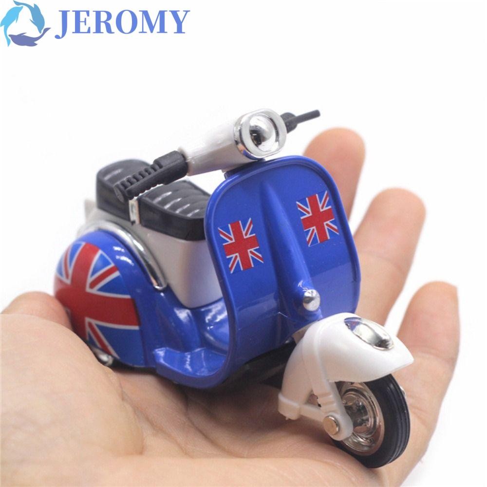 JEROMY Motorcycle Model, Pull-back Miniature Mini Motorcycle, Portable ...
