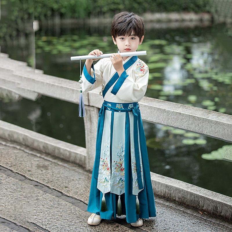 Children's Hanfu 2024 Three-Character Classic Men Women Chinese Style ...