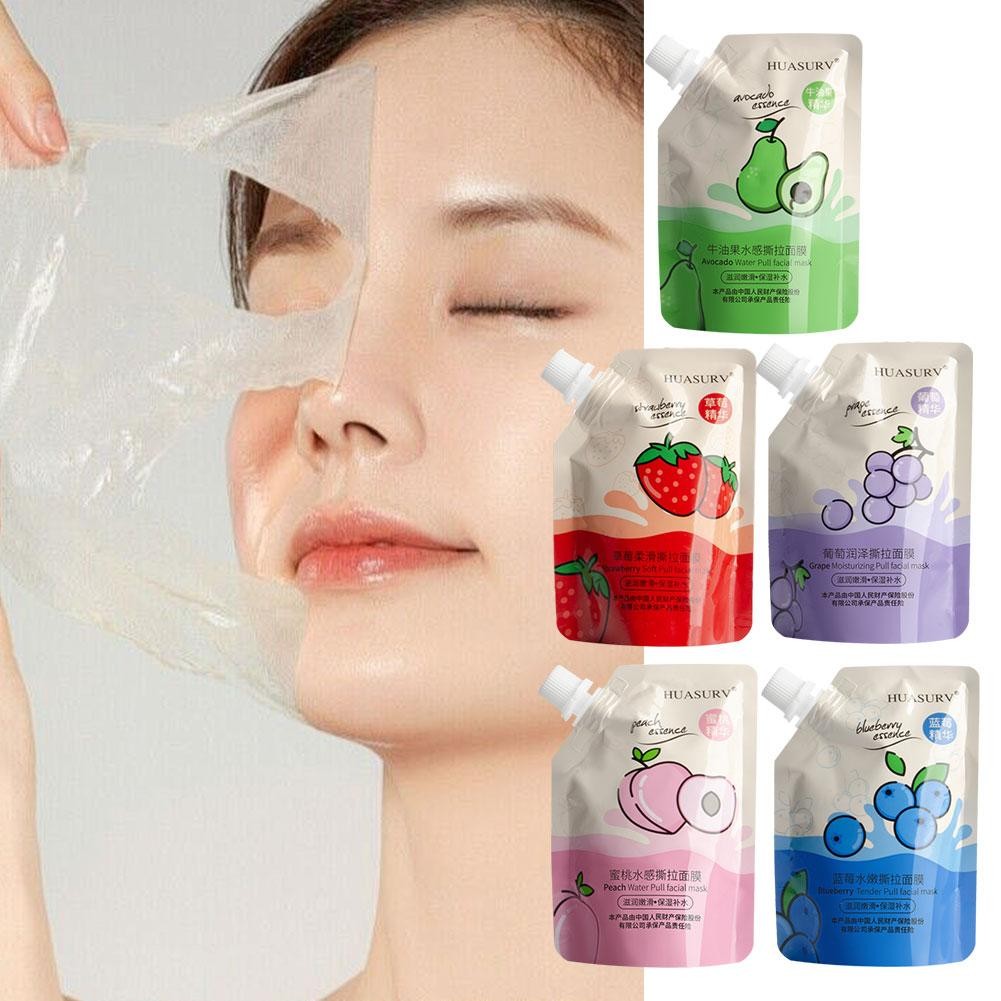 Fruit Peel Off Mask Moisturizing Smear Tear-off Mask Soothing ...