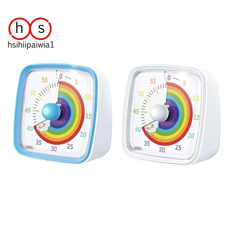 60-Minute Visual Timer with Night Light, Countdown Timer,Pomodoro Timer ...
