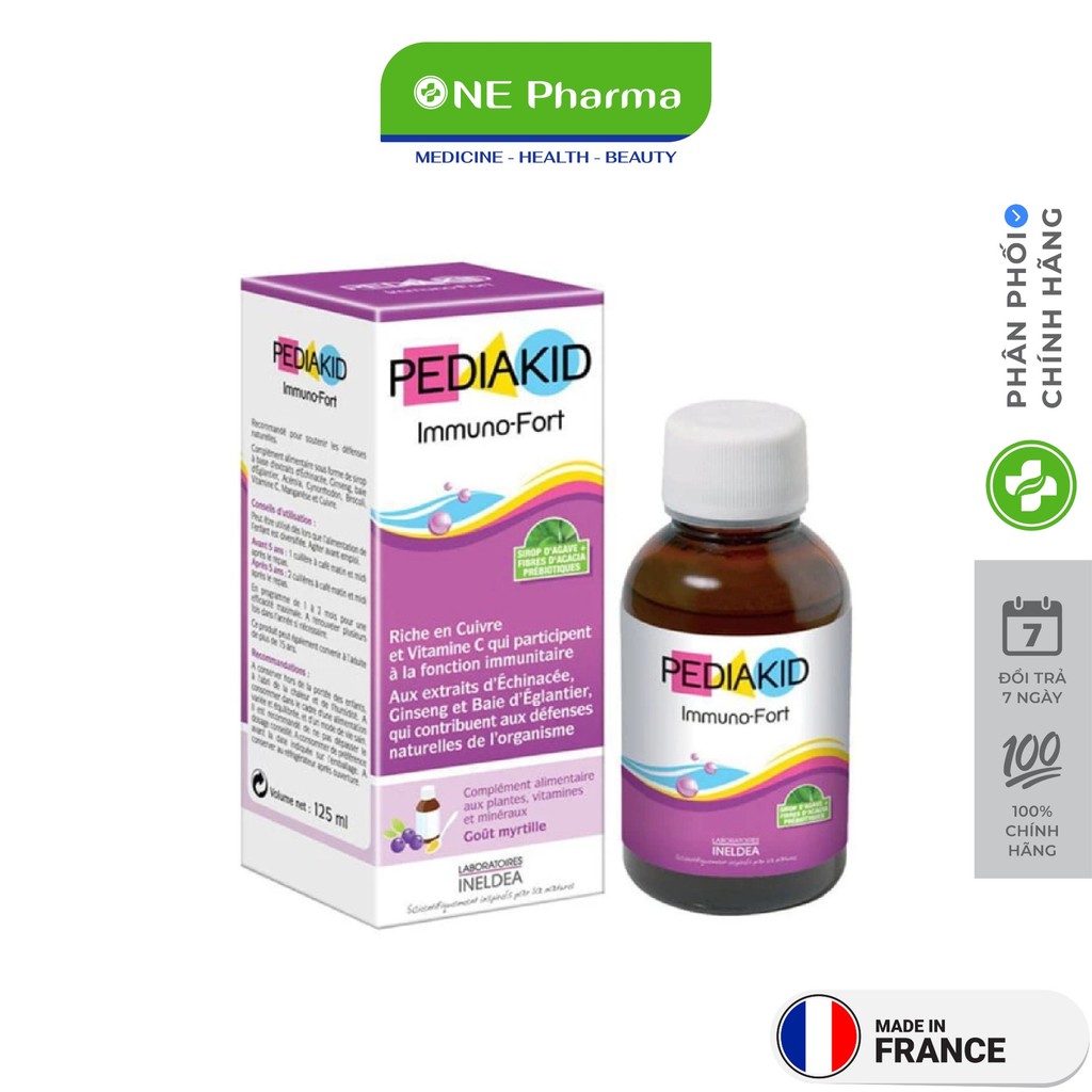 Pediakid Immuno Fort Baby Immunity Syrup Helps Prevent Colds 125ml ...