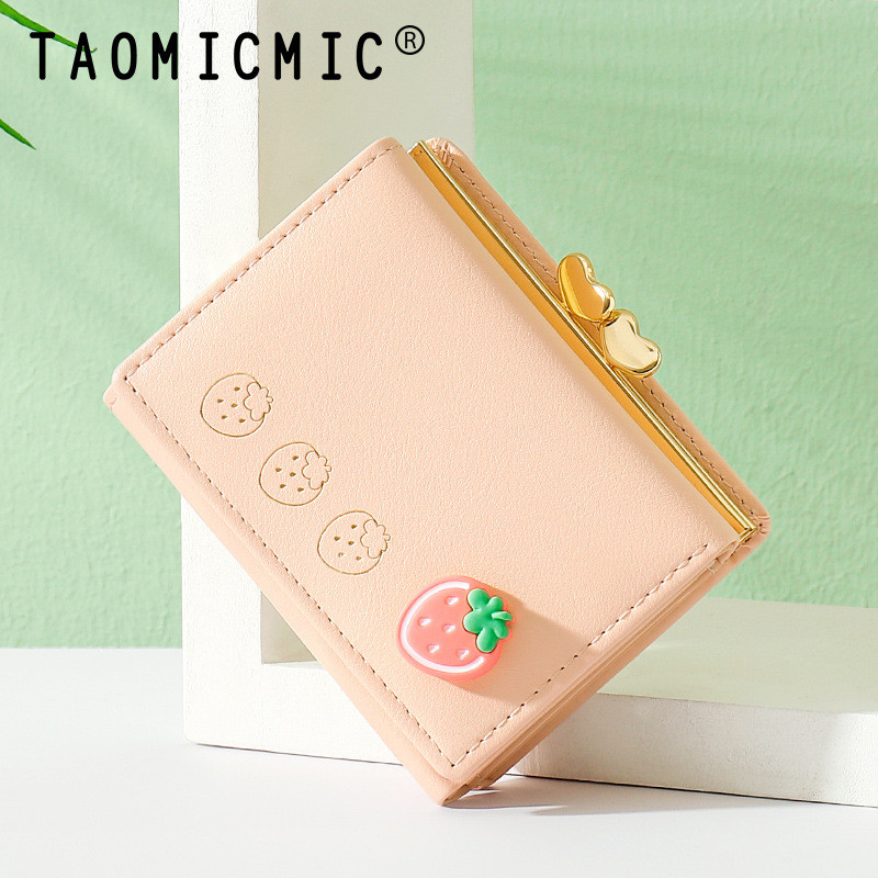 TAOMICMIC wallet women QKW10002 PU leather dompet perempuan bifold ...
