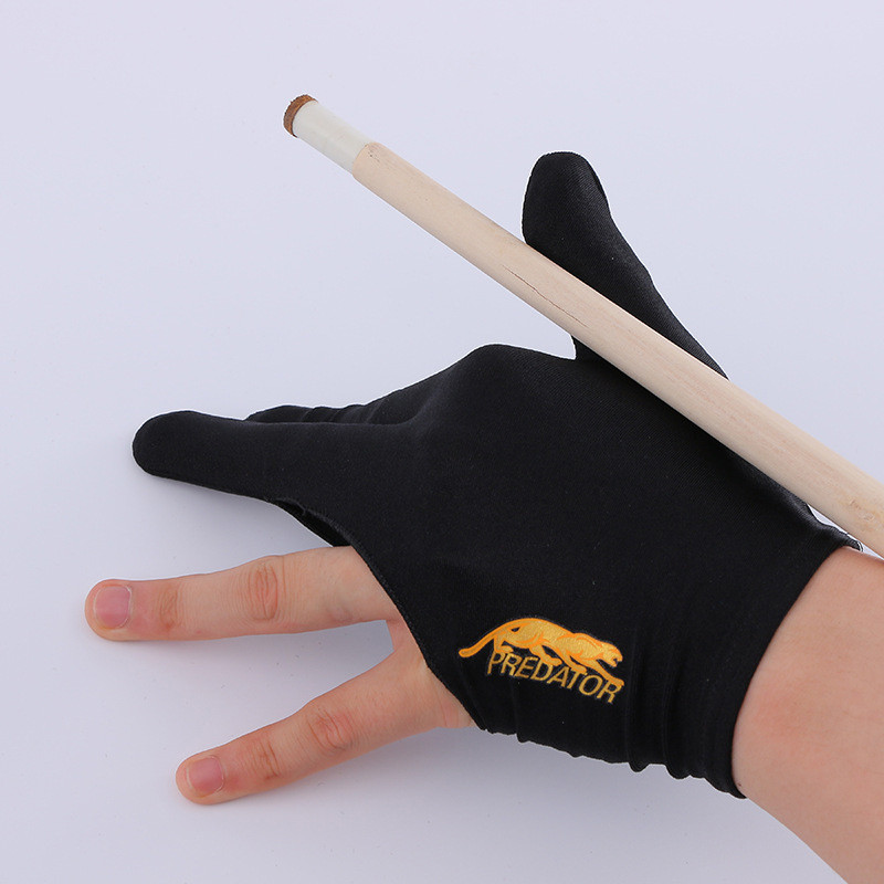 BlingFlash Billiards Glove Three-finger Pool Players Gloves Embroidered ...