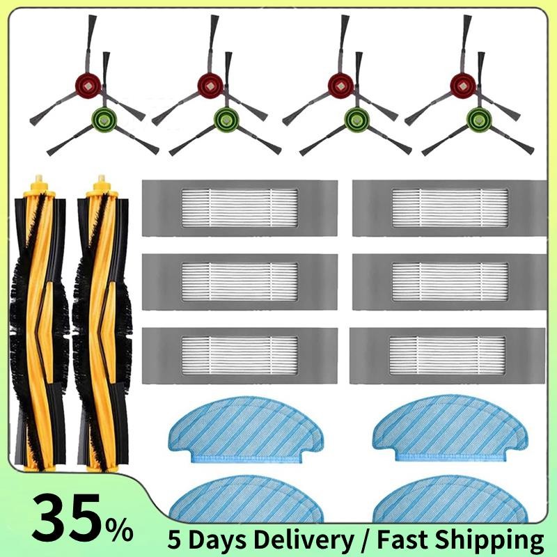 Brush Filter Mop Cloth Replacement Accessories Parts Kit for Yeedi Vac ...