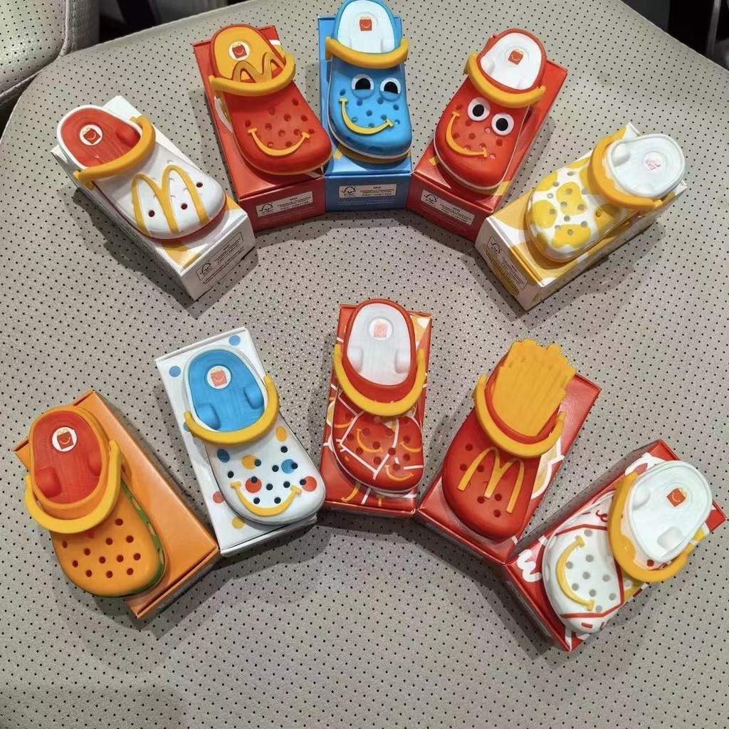Finger Tip Toys Mcdo Crocs Keychain Pendant McDonald's Crocs Mini ...