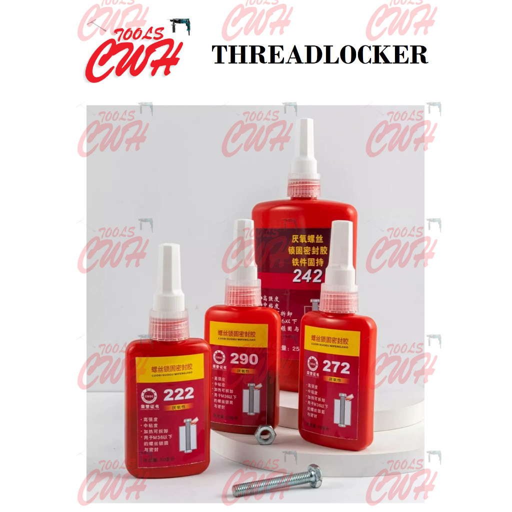 50ML SCREW GLUE THREADLOCKER SEALANT SUPER STRONG INSTANT ADHESIVE ...