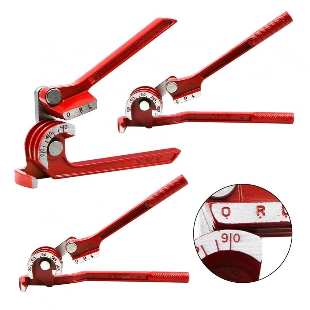 3 In1 Pipe Bender Aluminum Alloy Clear Scale Humanized Handle Accurate ...
