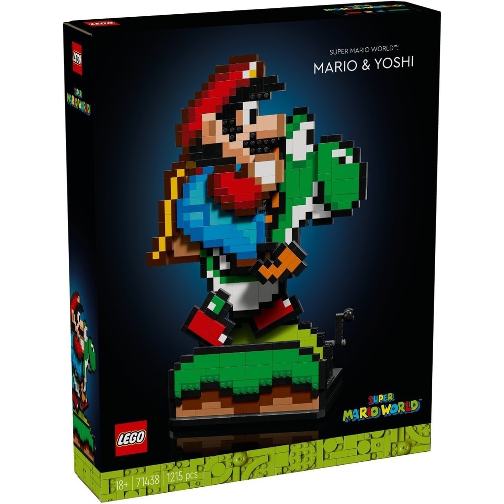 LEGO 71438 Super Mario Super Mario World™: Mario & Yoshi Building Toy ...