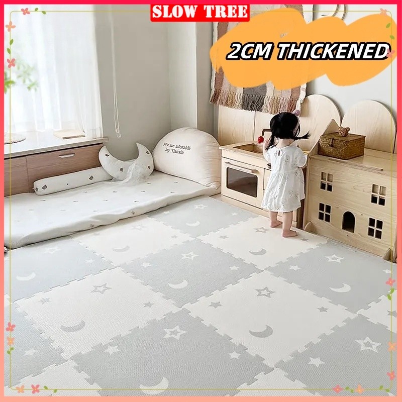 Puzzle Mat for Baby Room - Thick Baby Floor Mat, Play Mat for Kids ...