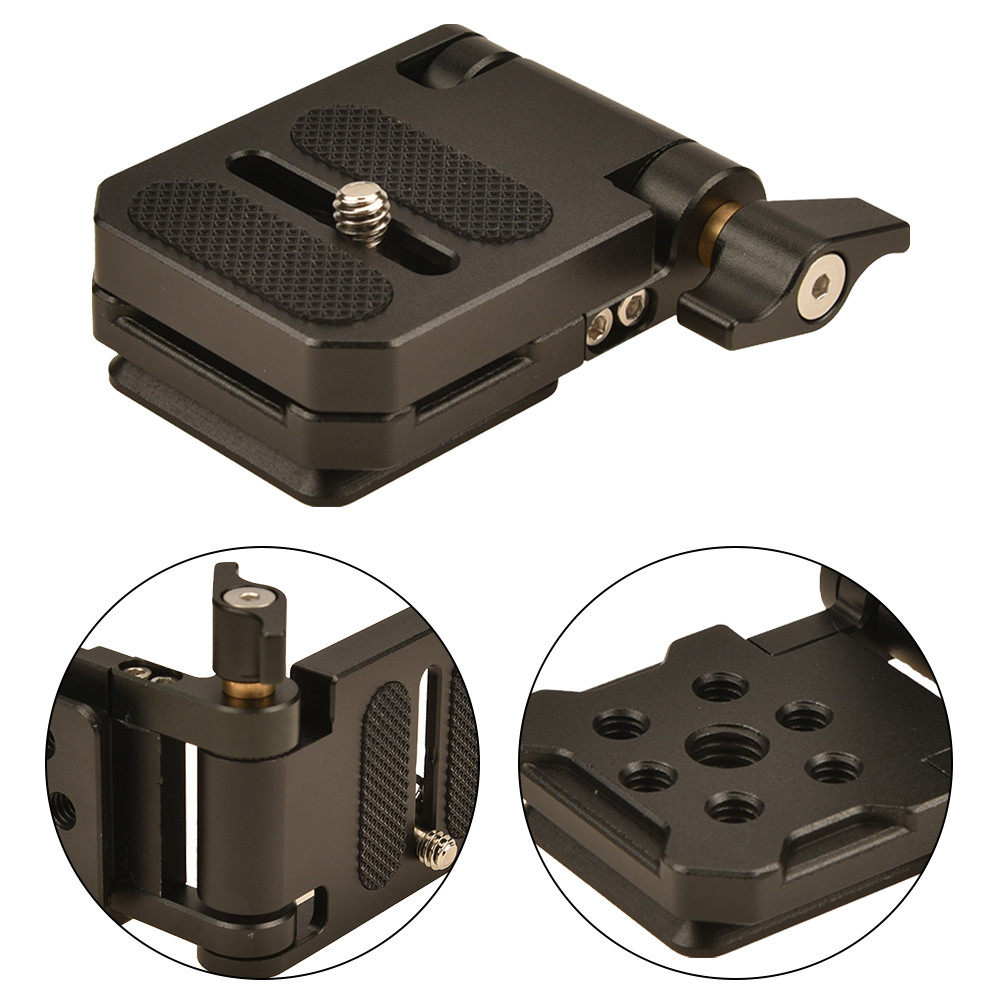 Camera L Bracket with Arca-Type Dovetail Folding Tripod Quick Release ...