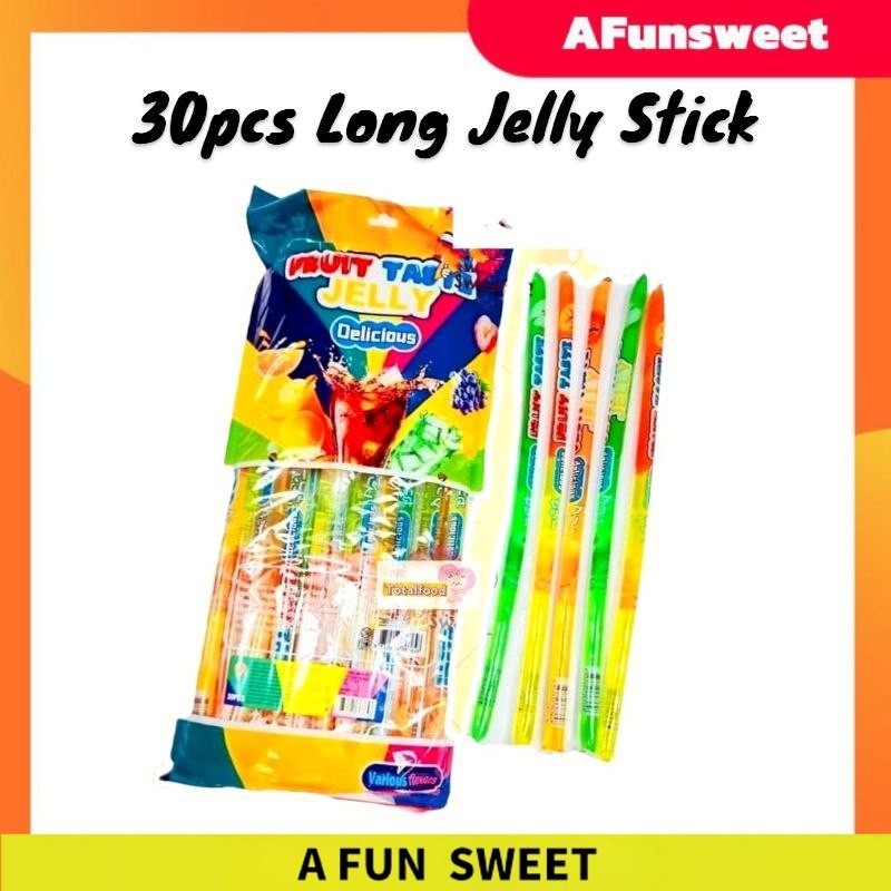 30pcs Fruit Taste Jelly Extra Long jelly stick delicious various ...