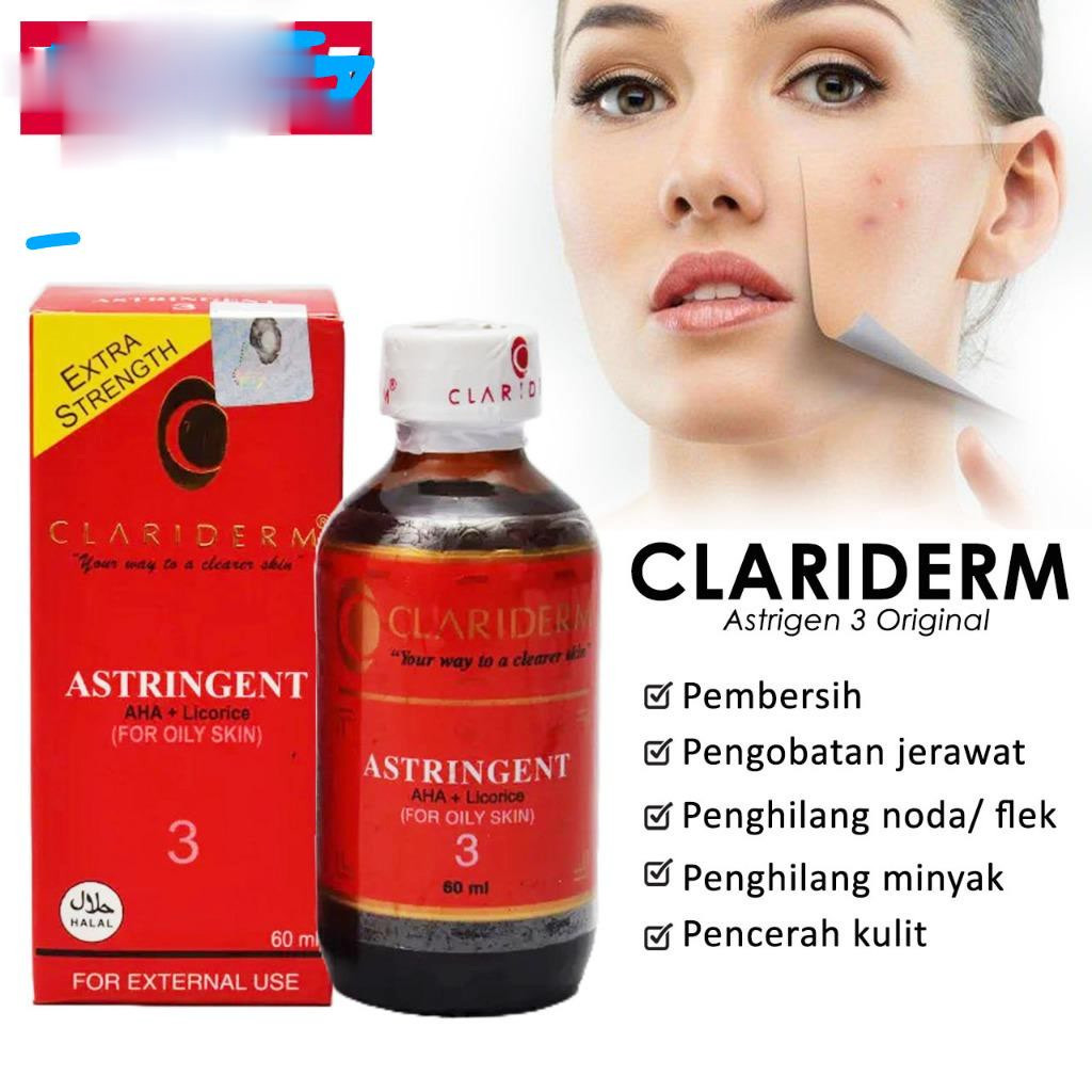 ( F ) ORIGINAL Clariderm Astringent Aha Toner Removes Black Spots and ...