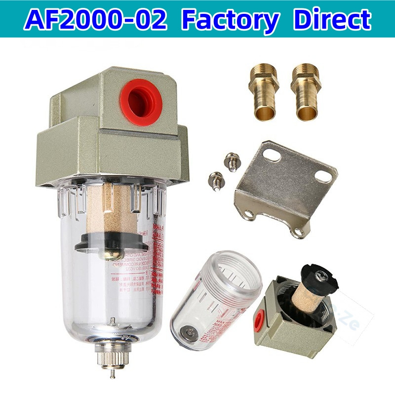 Ready Stock AF2000-02 1/4 Pneumatic Pressure For Air Compressor Oil ...