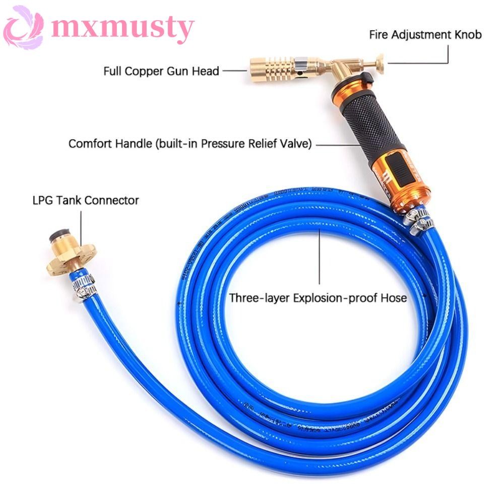 MXMUSTY Liquefied Propane Torch, High Temperature Aluminum Flame ...