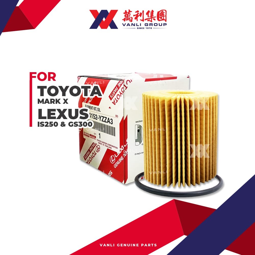 Toyota Oil Filter for Toyota Mark X / Lexus IS250 / Lexus GS300 - 04152 ...