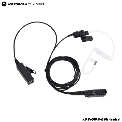 MOTOROLA XiR P6600i P6620i Acoustic AirTube PTT Earphone Headset ...