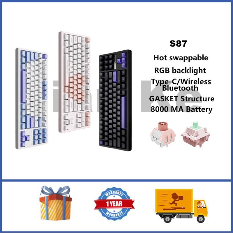 VGN S87 Wireless Mechanical Keyboard 75% Hot swappable RGB GASKET ...
